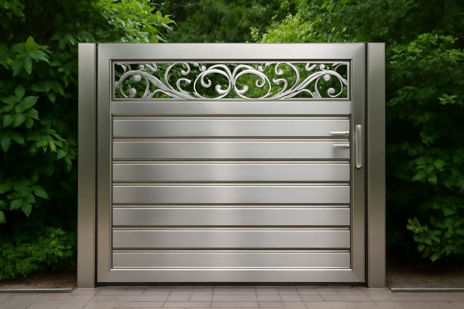 Upgrade Your Entrance with a Durable and Stylish Stainless Steel Gate ...
