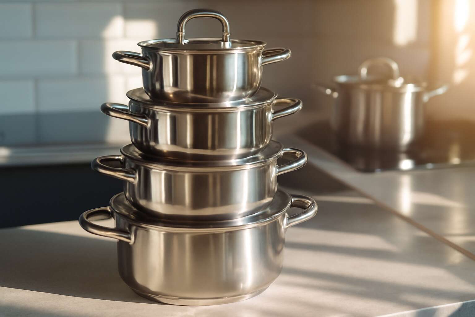 Master the culinary challenge with the exciting stainless steel pots ...
